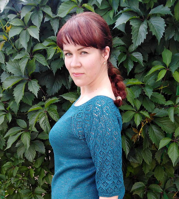 Ravelry: Dragonfly jumper pattern by Ксения Максимова
