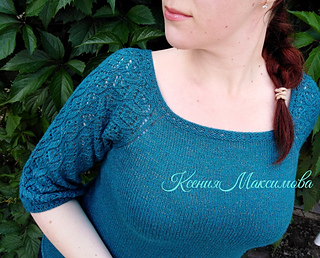 Ravelry: Dragonfly jumper pattern by Ксения Максимова
