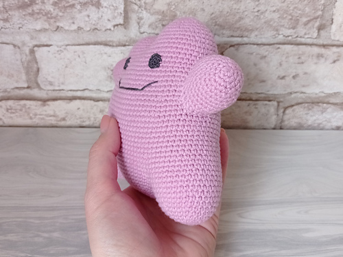 Ravelry: pokemon ditto plush pattern by Kseniia Dronova