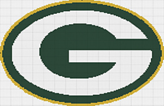 Ravelry: Greenbay Packer G for Sweaters (Chart) pattern by Karen Hamski
