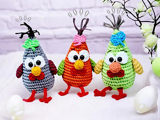 Ravelry: The Chicken Peep Peep pattern by Kuema Tutorials