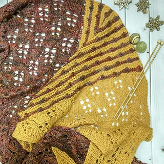 Ravelry: Kupawa's Enchanted Forest Shawl