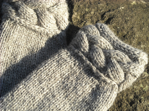 Ravelry: Outlander Cabled Wristers pattern by Jenifer Spock-Rank