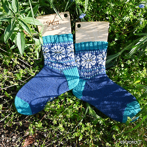 Ravelry: Earth Day Socks pattern by Kyoko Tachikawa