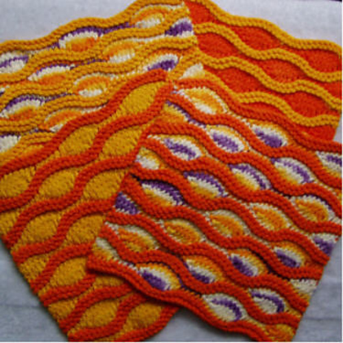 Ravelry: Lizard Ridge Dishcloth pattern by Laura Aylor
