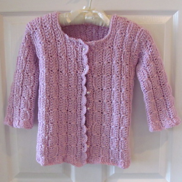 Ravelry: LBK63's Makenzie's Mock Cable-Knit Cardigan and Hat