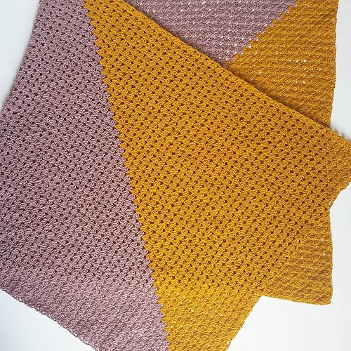 Ravelry: LBK63's Diagonal Color Block Wrap