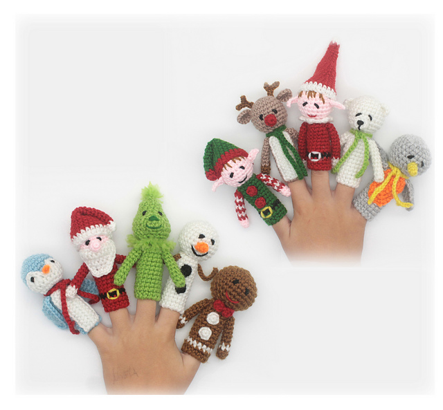 Ravelry: Christmas Finger Puppets pattern by Kristine Kuluka