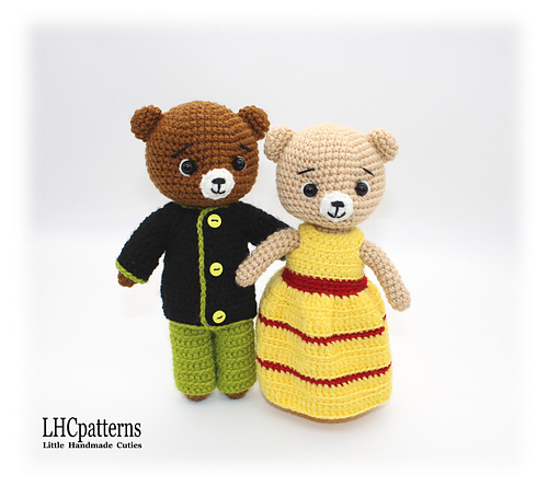 Ravelry: Bear Family pattern by Kristine Kuluka