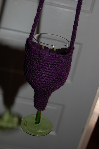 Ravelry: Wine Glass Holder pattern by Claudia Olson