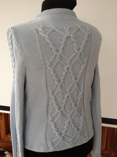 Ravelry: Lattice Back Jacket pattern by Linda Marveng