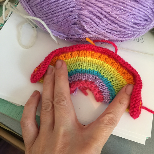 Ravelry: One piece rainbow hanger pattern by L.T.Marshall