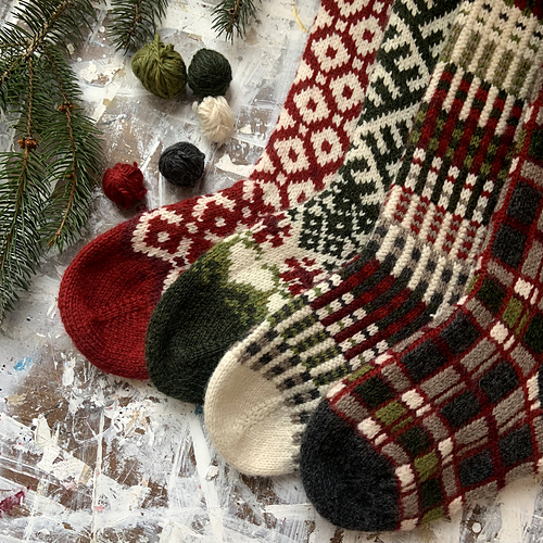 Ravelry: Winter Garden Stocking pattern by Laura Tabbut