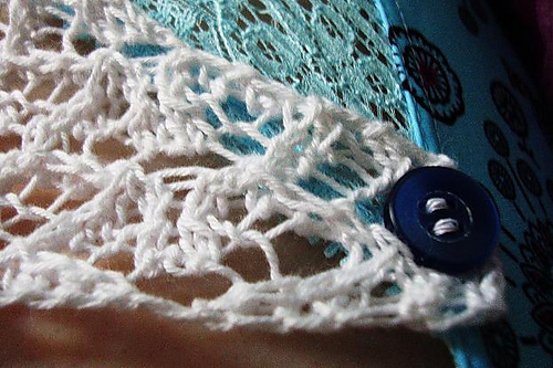 Ravelry: Knit Cleavage Cover / Modesty Panel pattern by Linda Z. O'Halloran
