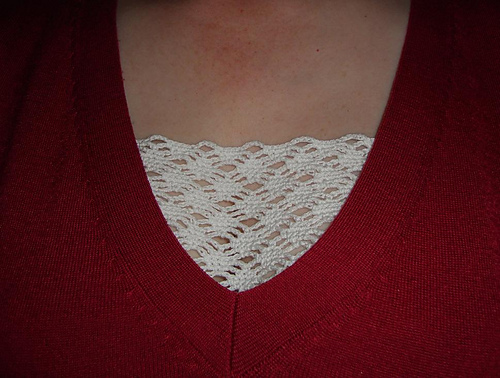 Ravelry: Crochet Cleavage Cover/ Modesty Panel pattern by Linda Z. O ...