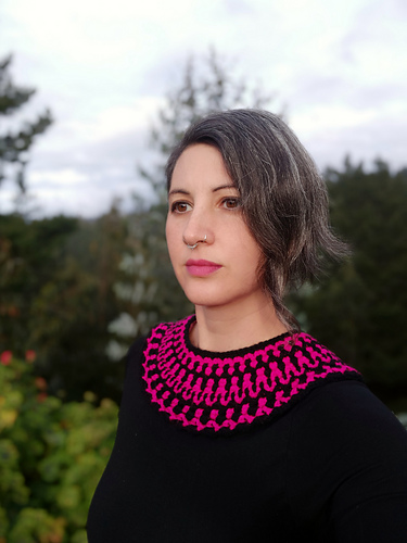 Ravelry: Collar de cuello bajo pattern by Pamela Sperling