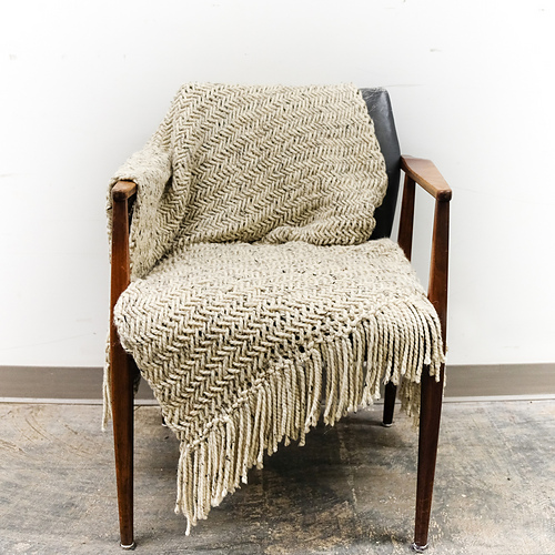 Ravelry: Chunky Herringbone Blanket pattern by Alison Abbey