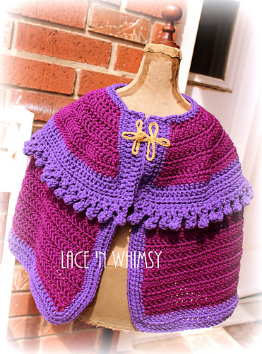 Ravelry: Anna Cape Frozen Costume pattern by Lace N Whimsy
