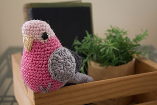 Ravelry: Pink and Grey Galah pattern by Ashley Radalj
