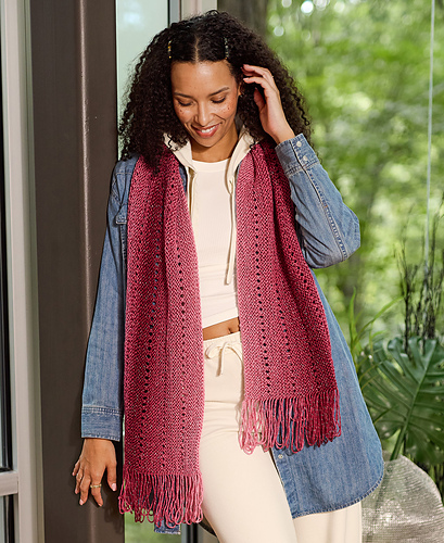 Ravelry: Fade and Fringe Wrap pattern by Tori Gurbisz Chapel
