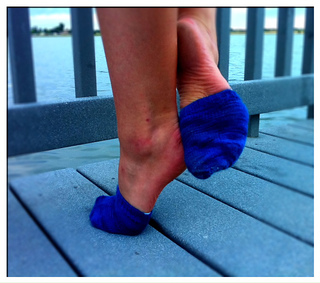 Ravelry: Naomi Pirouette Socklettes pattern by Lacie Lynnae