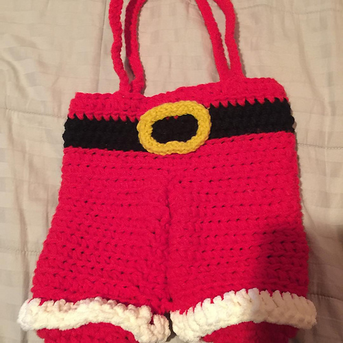 Ravelry: Santa Pants Gift Basket pattern by Sonya Blackstone