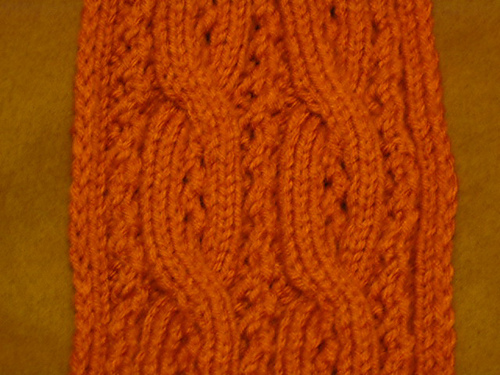 Ravelry: Irish Cable Scarf pattern by Anna Templer