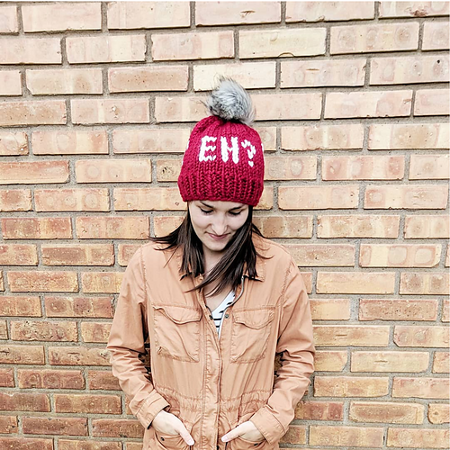 Ravelry: Eh? Beanie pattern by Justyna Srock