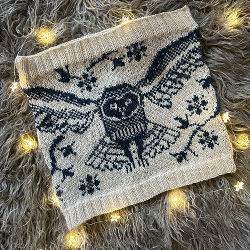 Ravelry: Reversible Owl Cowl pattern by Cathy Dobson