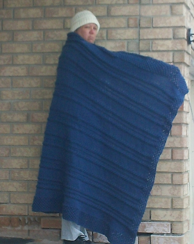 Ravelry: Bramble Border Cable Throw pattern by Joan Barnett