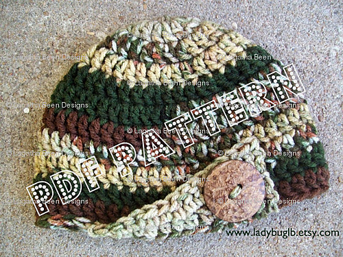 Ravelry: Triangle flap crochet hat pattern pattern by Lagatha Been