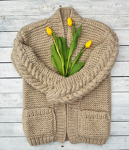 Ravelry: Easter Cardigan pattern by Laimute Vaiciuliene