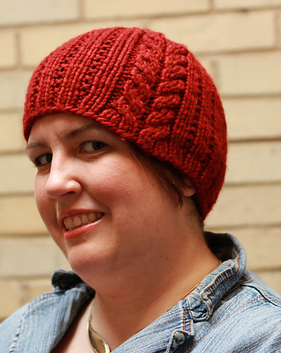 Ravelry: Rhonda in Midwinter Hat pattern by Allison Janocha