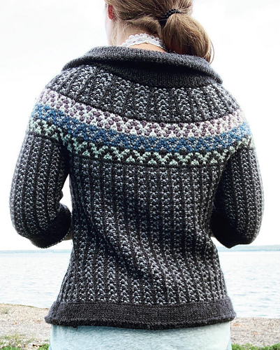 Ravelry: Mosaic Yoke Jacket pattern by Veronik Avery