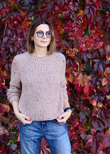 Ravelry: Rustic sweater pattern by Lana Bakaeva
