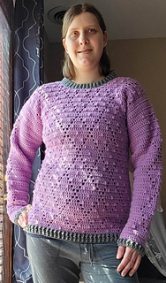 Ravelry: Double Diamonds Sweater CAL pattern by Lana Tibi Designs