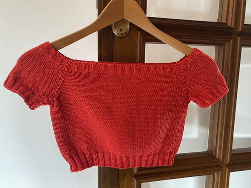 Ravelry: Off Shoulders Top pattern by Knittles Creations