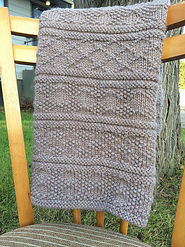 Ravelry: Guernsey Style Baby Blanket pattern by Kate McDaid