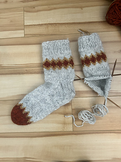 Ravelry: The Cozy Cabin Socks pattern by Bethana Briffett