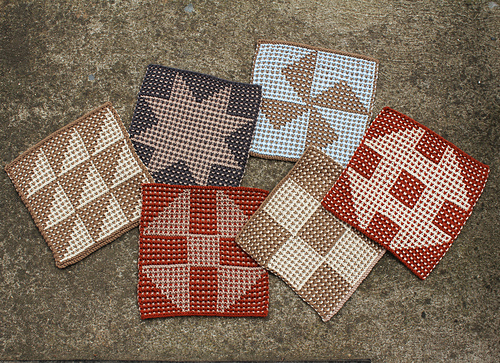 Ravelry: Quilt Block Dishcloths pattern by Laura Aylor