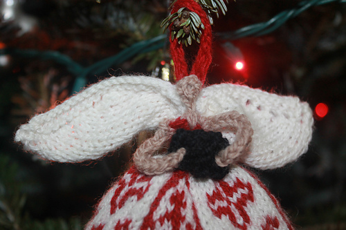 Ravelry: Fair Isle Angel Ornament pattern by Laura Andrews