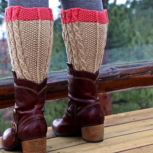 Ravelry: Reel Boot Toppers pattern by Laura Cunitz