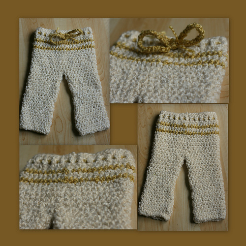 Ravelry: Striped Drawstring Baby Pants pattern by Laura Hooker