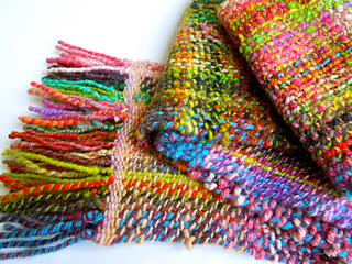 Ravelry: LauraSpinner's Rainbow Sprinkles Scarf