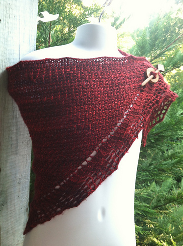 Ravelry: Raspberry Ripple Shawlette pattern by Meghan C. Radick
