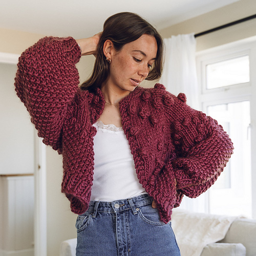 Ravelry: Bobble Bomber pattern by Lauren Aston Designs