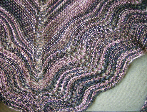 Ravelry: Old Shale Shawl pattern by Evelyn A. Clark