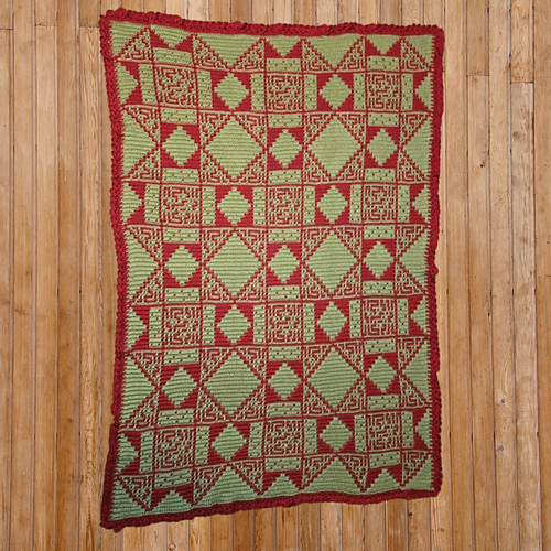 Ravelry: Folded Corners Mosaic Quilt Block pattern by Lynette Kosar