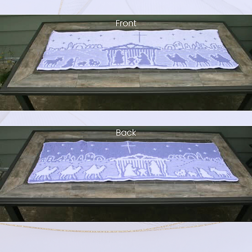 Ravelry: Nativity Mosaic Table Runner pattern by Lynette Kosar