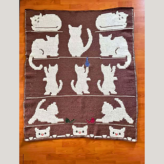 Ravelry: Paulien's Mosaic Kittens pattern by Lynette Kosar